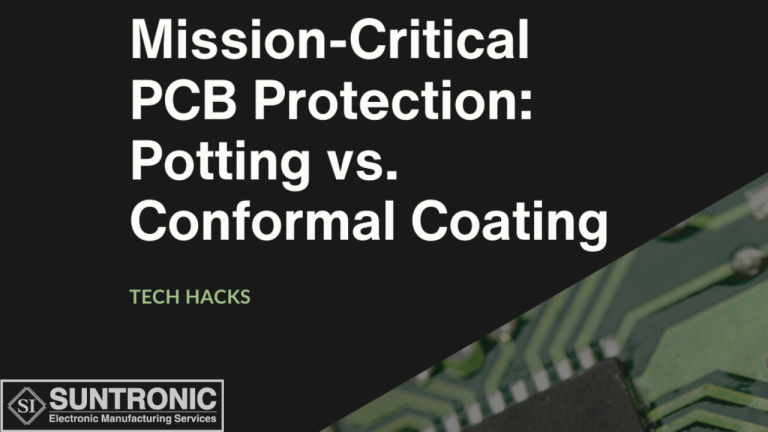 Potting vs. Conformal Coating for PCB Protection